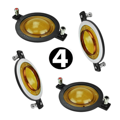 4x PRV Audio RPD2200Ph Original Replacement Diaphragm For PRV D2200Ph ...