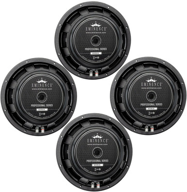 4x Eminence DELTA PRO-12A 12" Midrange, full-range, Midbass, Monitor ...