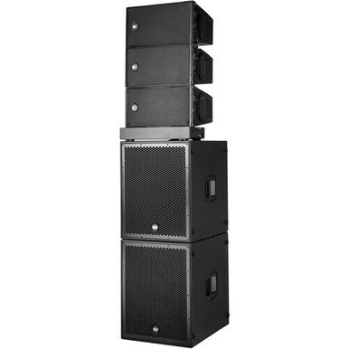 2x RCF SUB8004-AS 18" Professional Subwoofer W/ 3x RCF HDL10-A Active ...