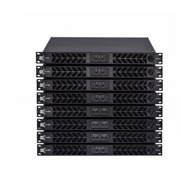 CVR Audio D-1502 BLACK Professional Power Amplifier 1 Space 1500 Watts ...