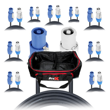 10x ProX XC-PWC14-03 3Ft 14 AWG High Performance PowerCON Connection ...