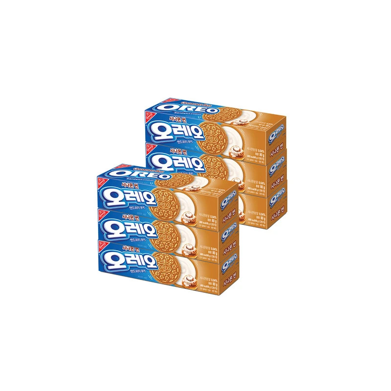 Oreo Cinnamon Bun 6 Boxes - Korean Edition (오레오 시나몬번)