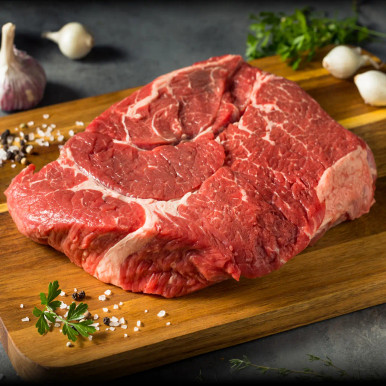 Texas Longhorn Beef Arm Roast Bone-in | Twin G Ranches, TX