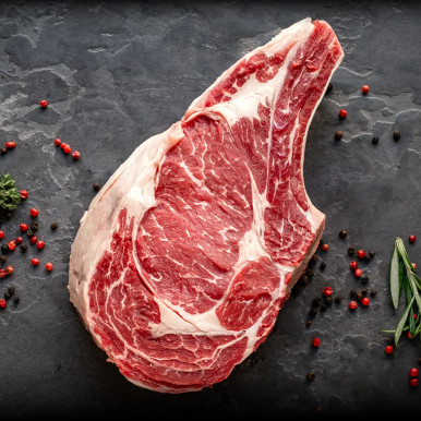 Texas Longhorn Beef Rib Eye Bone-In | Twin G Ranches, TX