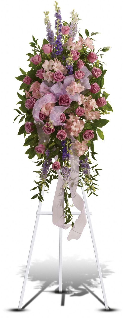 Our Gentle Thoughts Spray | Baytown Funeral Flower Delivery