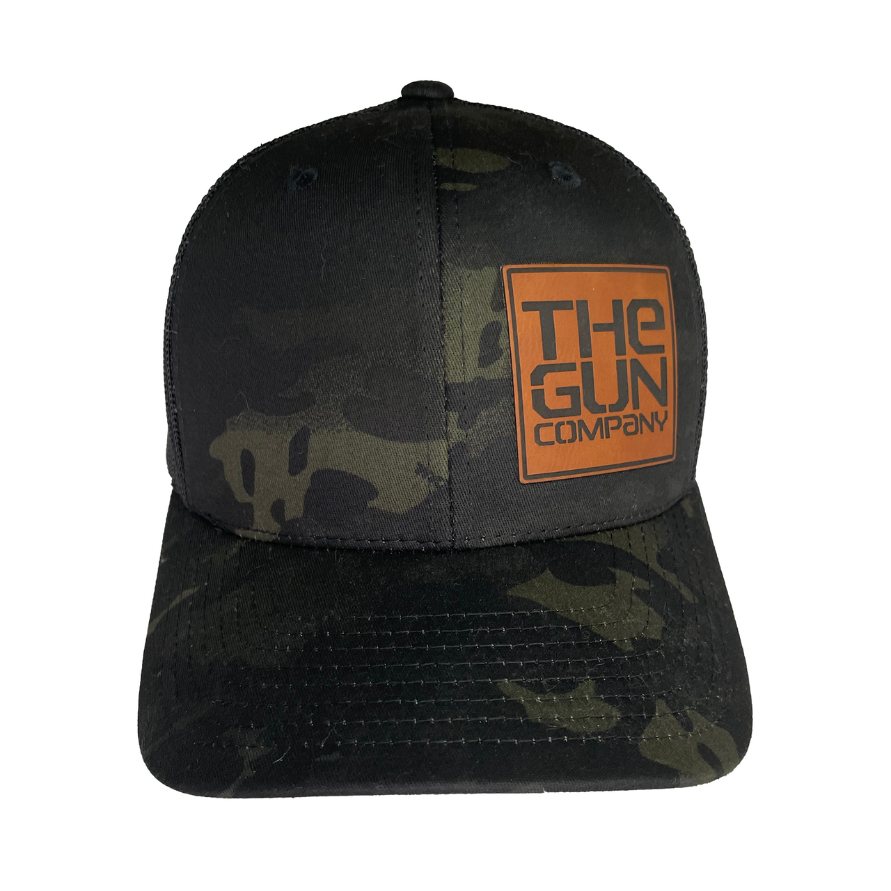 The Gun Co Leather Patch Hat (Black Multi)
