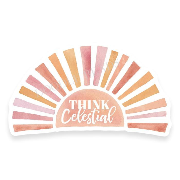 Think Celestial Vinyl Sticker (Vinyl Sticker) - Cardston Book Shop
