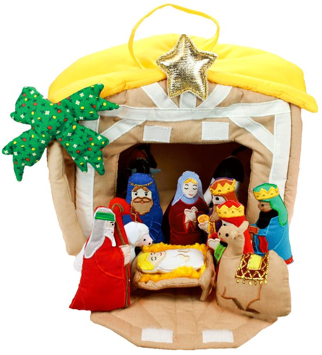 Soft Nativity Manger * - Cardston Book Shop