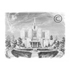 Calgary Alberta Temple by Chad Hawkins 11x14 print only * - Cardston ...