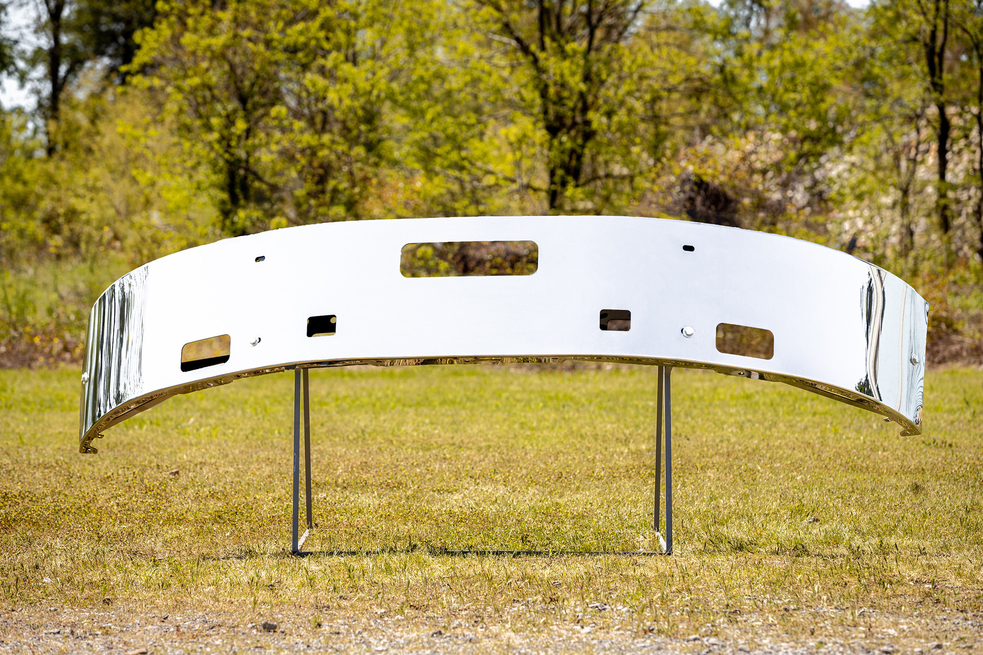 Chrome International ProStar Bumper with Brackets - MadMax