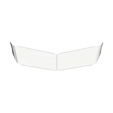 Peterbilt 359 Drop Visor - (All Years) - 13” Stainless | MadMax