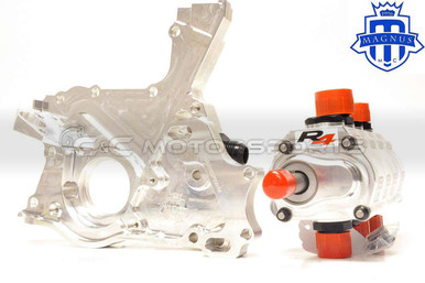 Magnus 2JZ 5 Stage Dry Sump Oil System Kit with Billet Front Cover ...