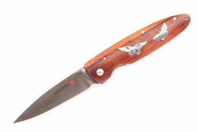 Limited Edition SN 001 Butterfly Inlay 4.3" Cocobolo Handle VG-10 Blade ...