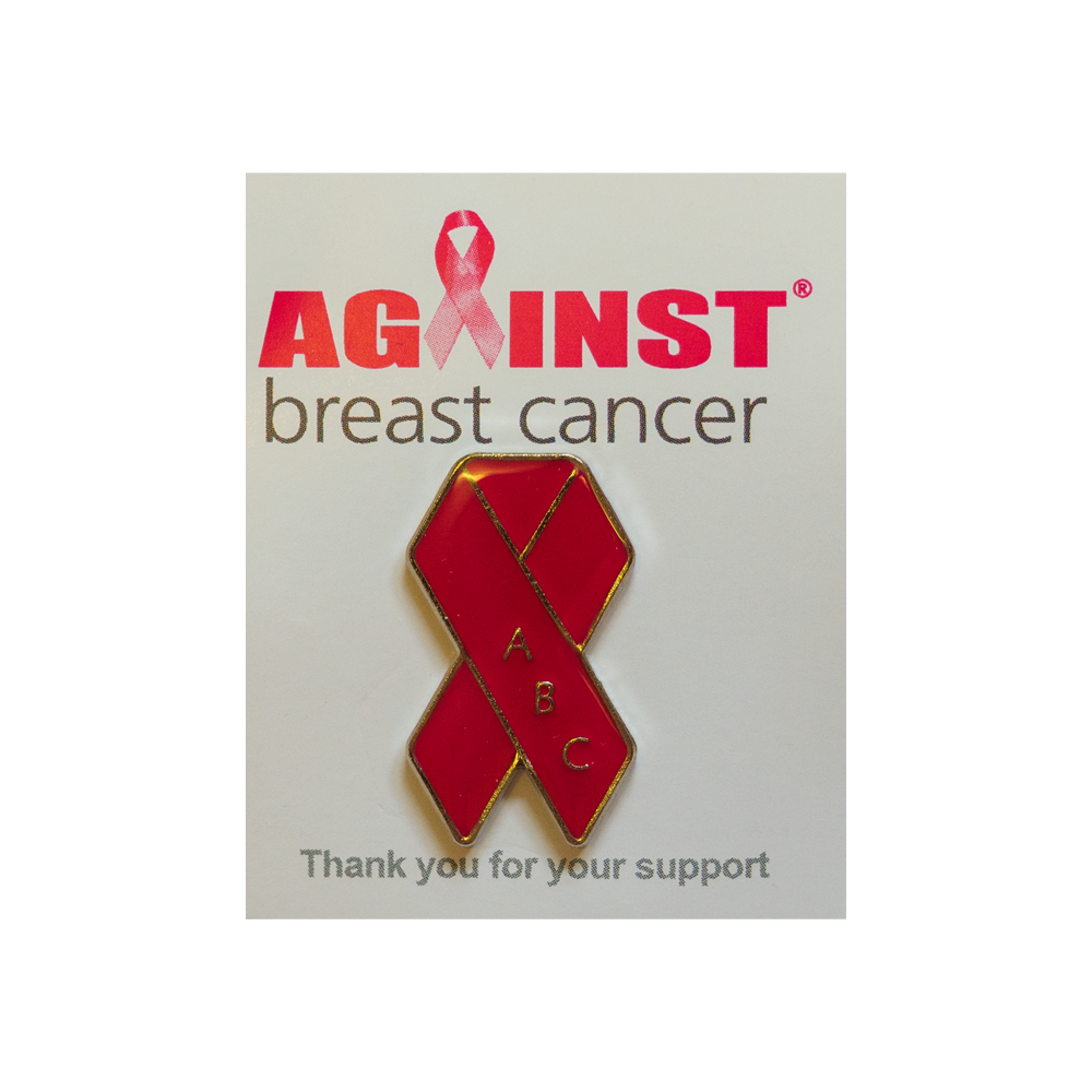 Pink Ribbon Pin Badge | Against Breast Cancer