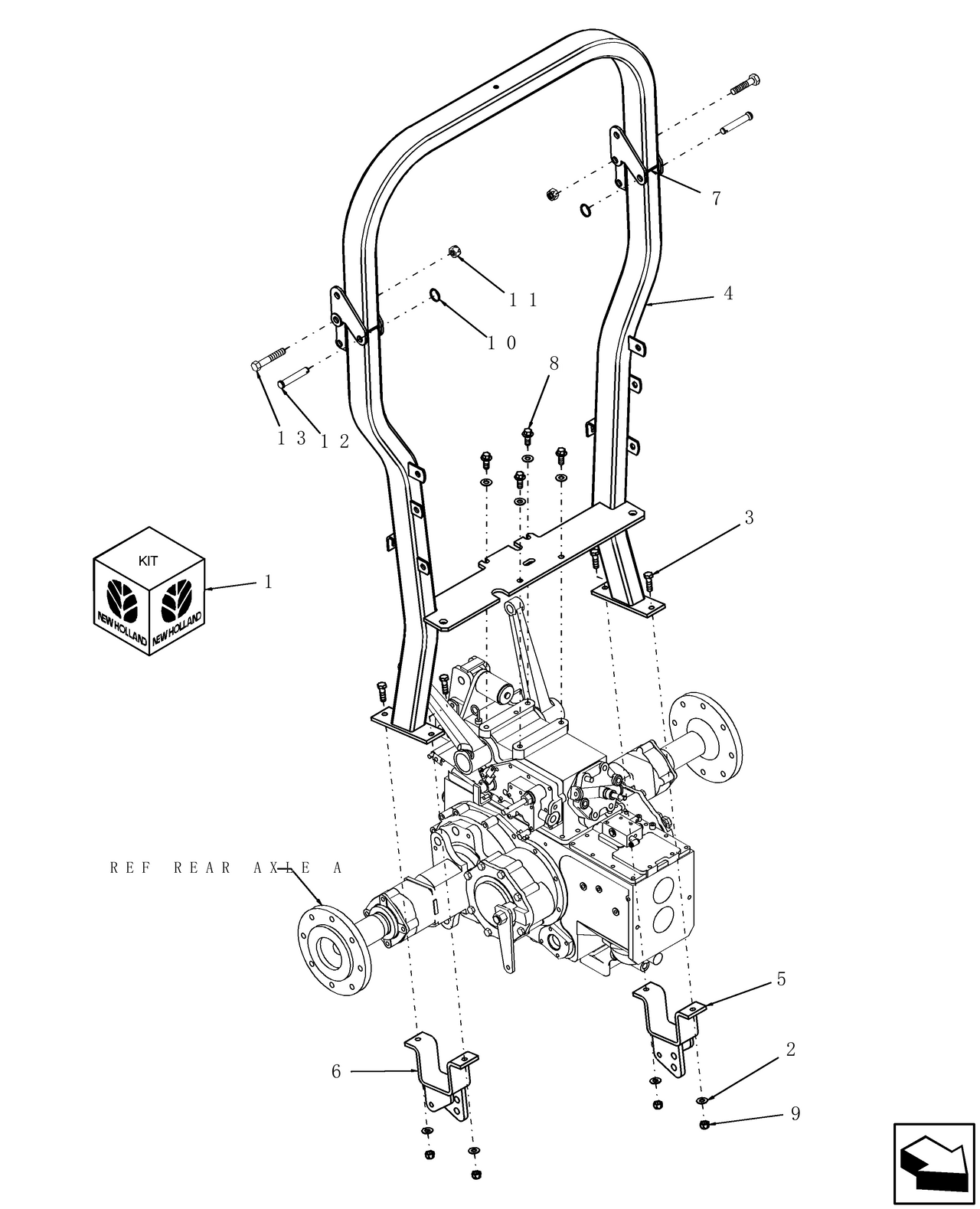 New Holland - Tractors - TC40 - BRIM Parts