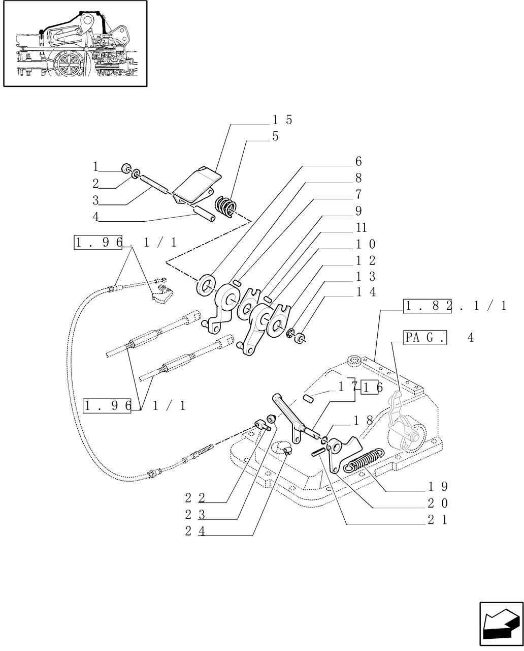 TM140-1.82.5[01] - MECHANICAL GEAR BOX 20X16 (40 KM/H) /MECHANICALLY ...
