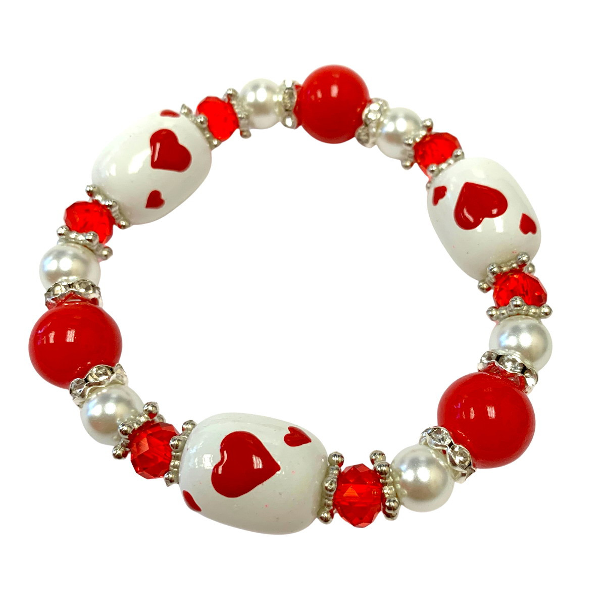 Ace of Heart Poker Bracelet | Casino Game jewelry | Handmade Beaded ...