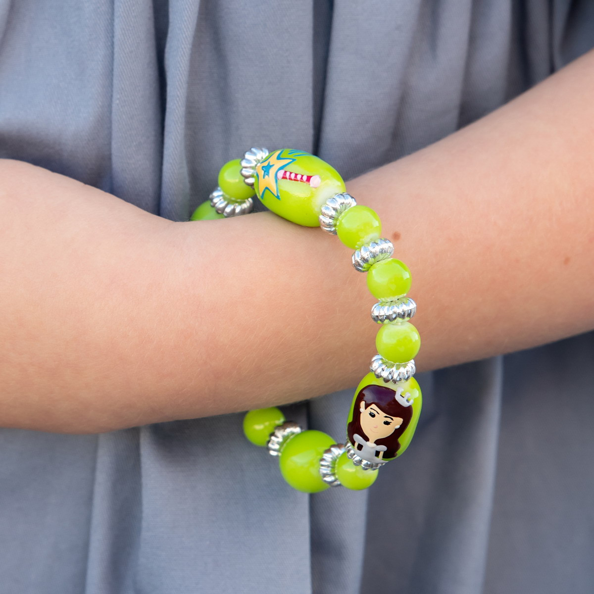 Christmas bracelet, Halloween Bracelet, Ribbon Cancer Awareness ...