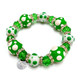 Glass Beaded Bracelets, Holiday Bracelets, Christmas bracelets ...