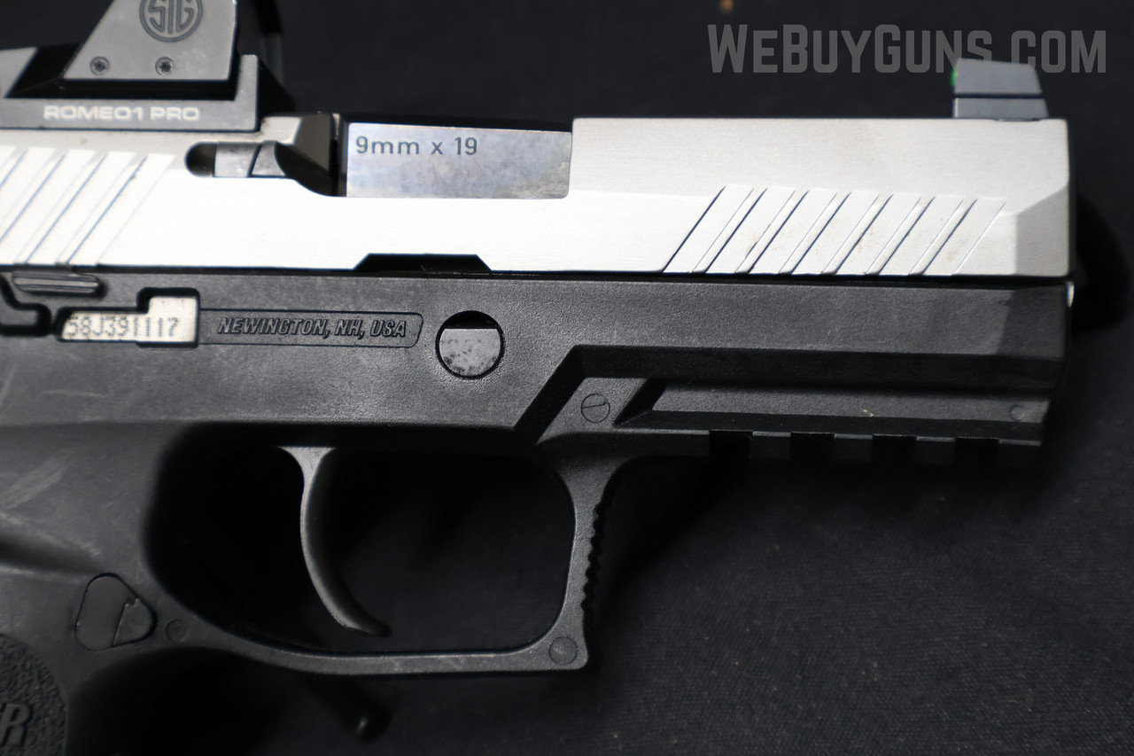 Sig Sauer P320 Compact Bi-Tone 9mm with Romeo Optic 9mm