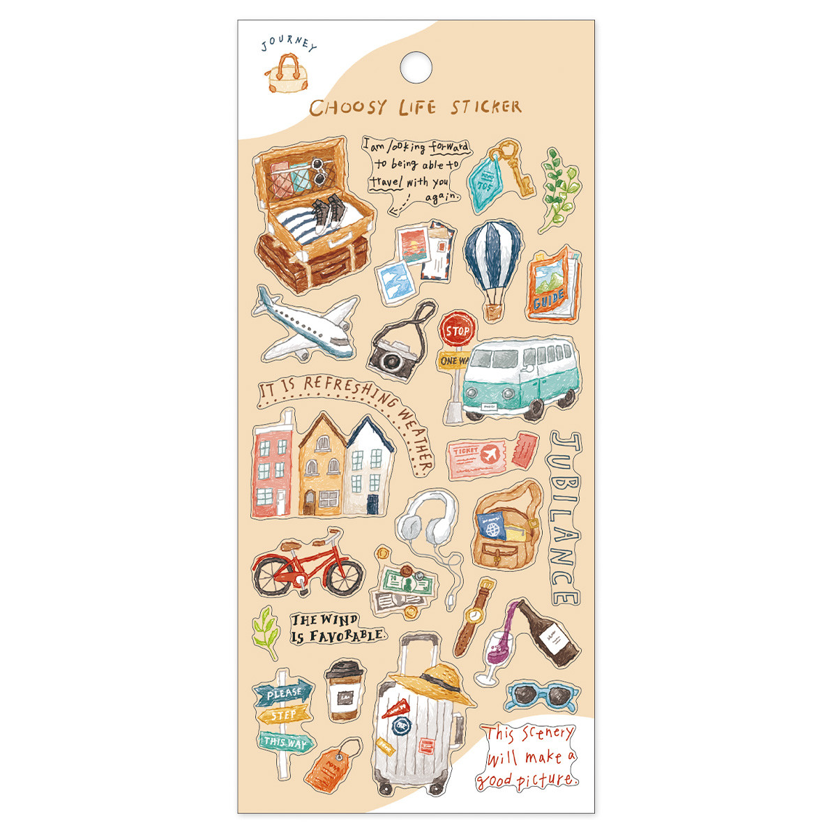 Mind Wave Choosy Life Sticker - Journey