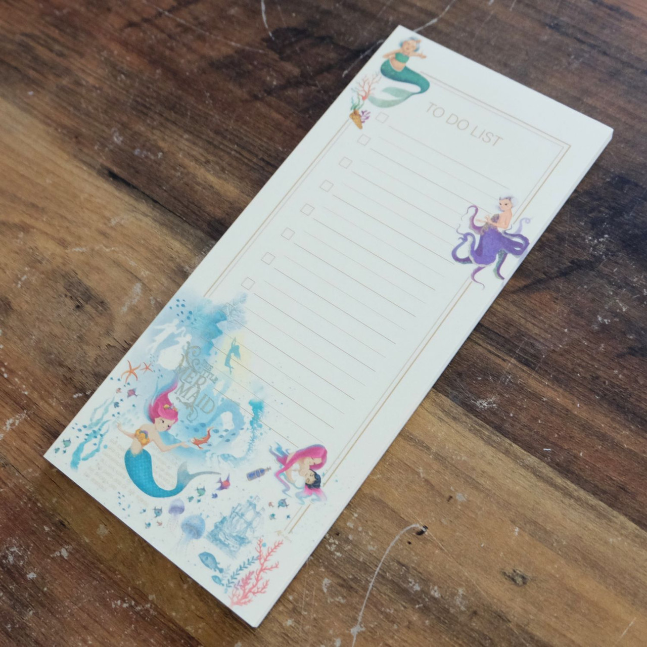 KARTOS The Little Mermaid To-do List Notepad