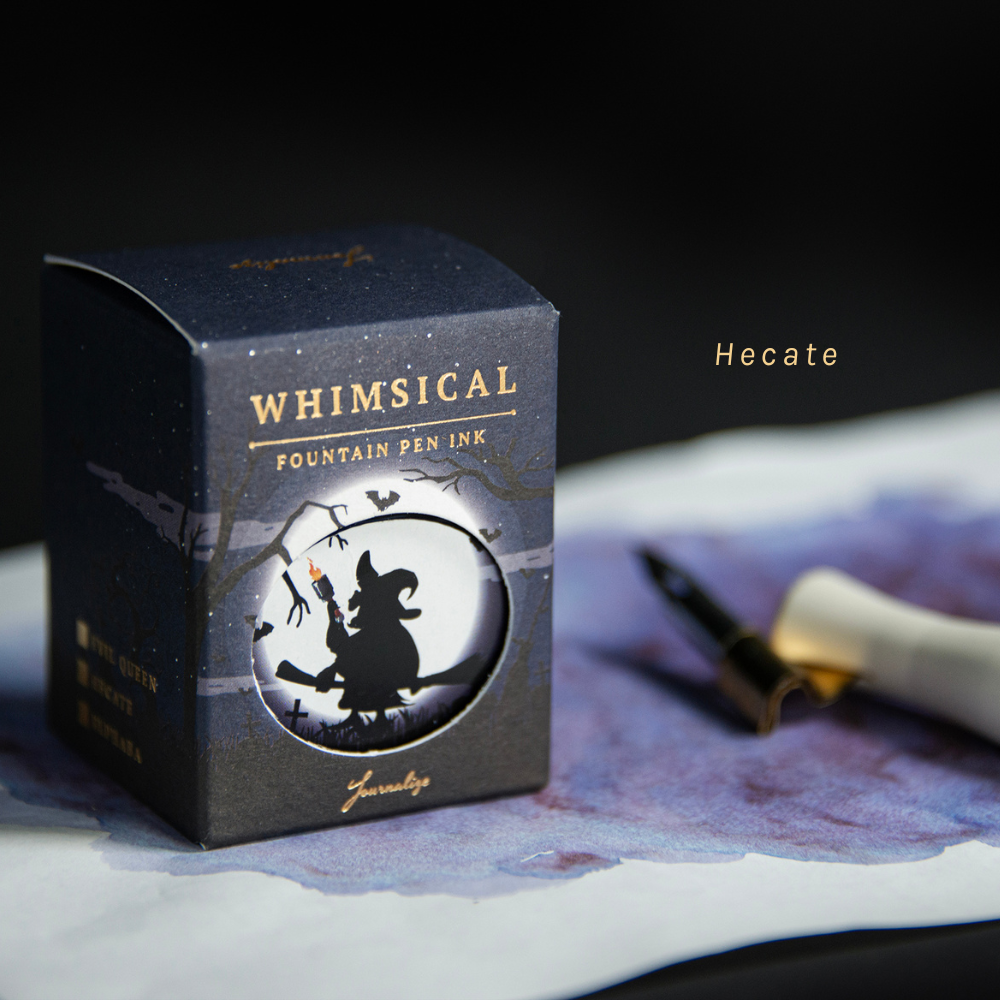 Journalize Whimsical Fountain Pen Shimmering Ink 30ml - Witches (3 Colours)