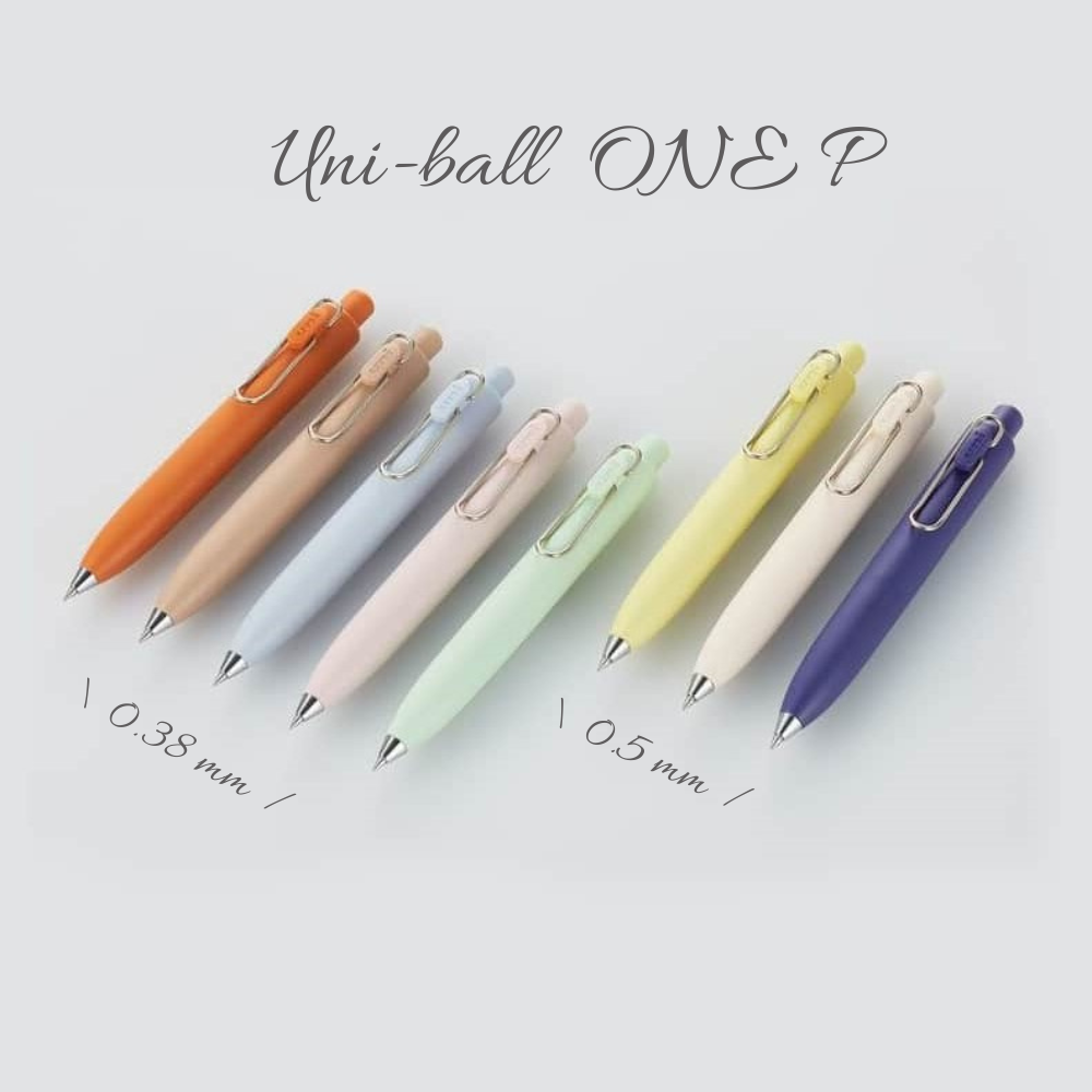 Uni-ball ONE P Gel Rollerball Pen 0.38 / 0.5 (8 Colours)