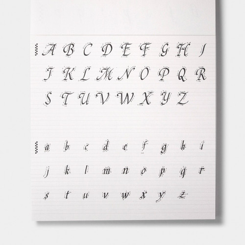TOOLS to LIVEBY Calligraphy Practice Notebook - Chancery Cursive