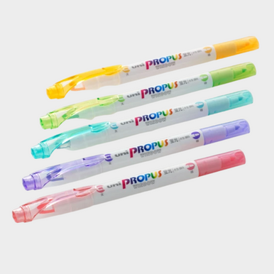 Uni PROPUS Window Highlighter - Soft Colour (5 Colours)