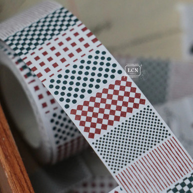 Lin Chia Ning Label Sticker Roll - Pattern