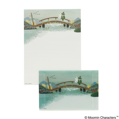 HIGHTIDE x Moomin Tracing Paper Letter Set - Friends of Moomin Valley