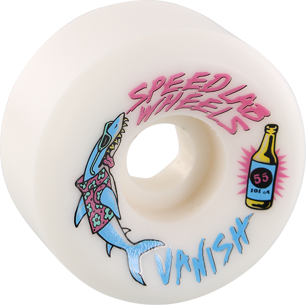 Speedlab - Vanish 55mm 101a White - Skateboard Wheels (Set Of Four ...