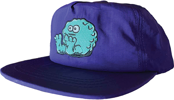 Snot - Wide Boy Booger Logo Hat Purple - Skateboard Hat - Ground and Sea