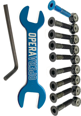 Opera - 1" Allen Hardware Set Blk/blue - Ground and Sea