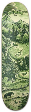 Coda Caleb Shank Land Series Deck 8.50 - Skateboard Deck - Ground and Sea