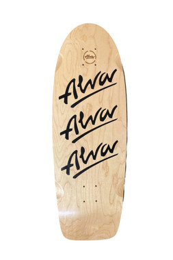 Alva Tri-logo Pig Black Shaped Wheel Wells Deck 10.0 X 30.0 ...