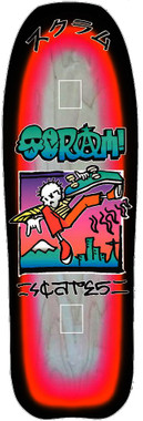 Scram Boneless Shaped Deck 10.37 X 32.00 - Skateboard Deck - Ground and Sea
