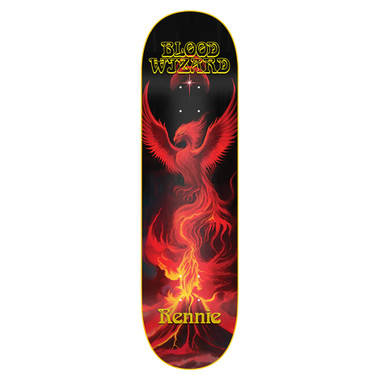 Blood Wizard Rennie Pyre Deck 8.75 - Skateboard Deck - Ground and Sea