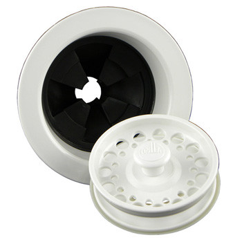 Opella 90188.01 Disposer Basket Strainer & Flange - Polar White