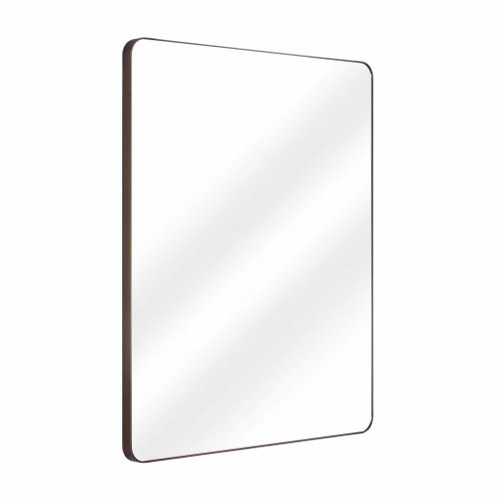 Fine Fixtures MRR2430BR Rectangular 24" X 30" Mirror with Round Corners ...
