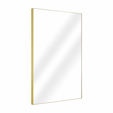 Fine Fixtures Rectangular 20 Inch X 28 Inch Mirror with Sharp Corners ...