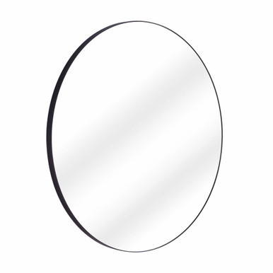 Fine Fixtures Round Mirror 30 Inch X 30 Inch - Matte Black - MRD3030BL
