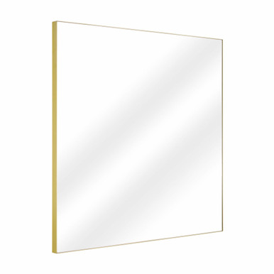 Fine Fixtures MRS3030SB Rectangular 30" X 30" Mirror with Sharp Corners ...
