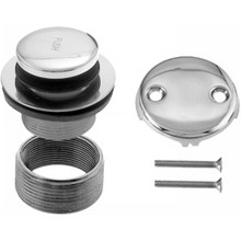 Westbrass D93K 26 2 Hole Tip Toe Bath Waste & Drain Trim Kit - Chrome