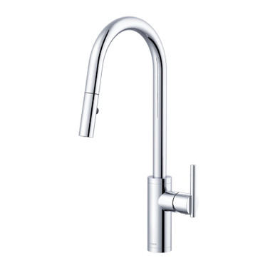 Gerber D454058 Parma Pullout Spray Kitchen Faucet with SnapBack ...