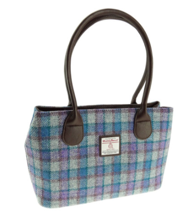 Large Harris Tweed 'Cassley' Classic Handbag