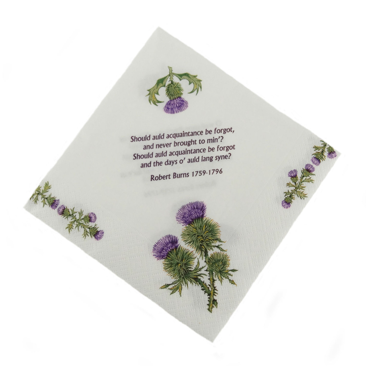 Scottish Thistle Designed Napkin