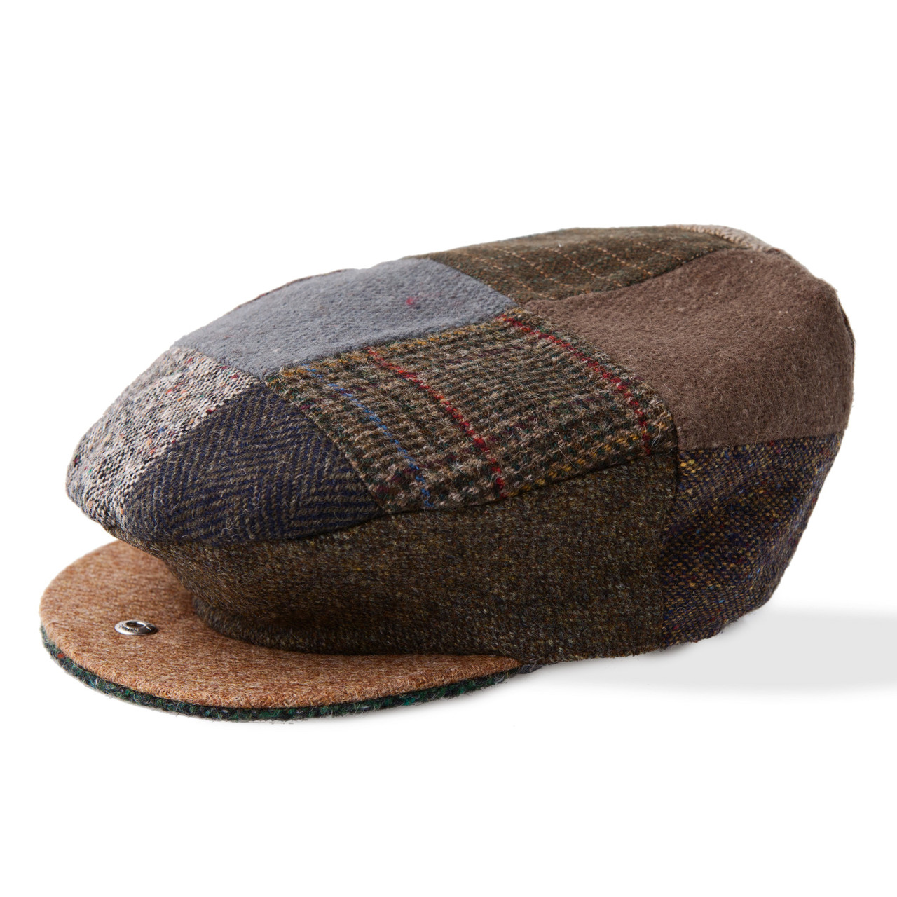 Irish Vintage Style Patchwork Fishermans Cap by Boyne Valley Knitwear ...