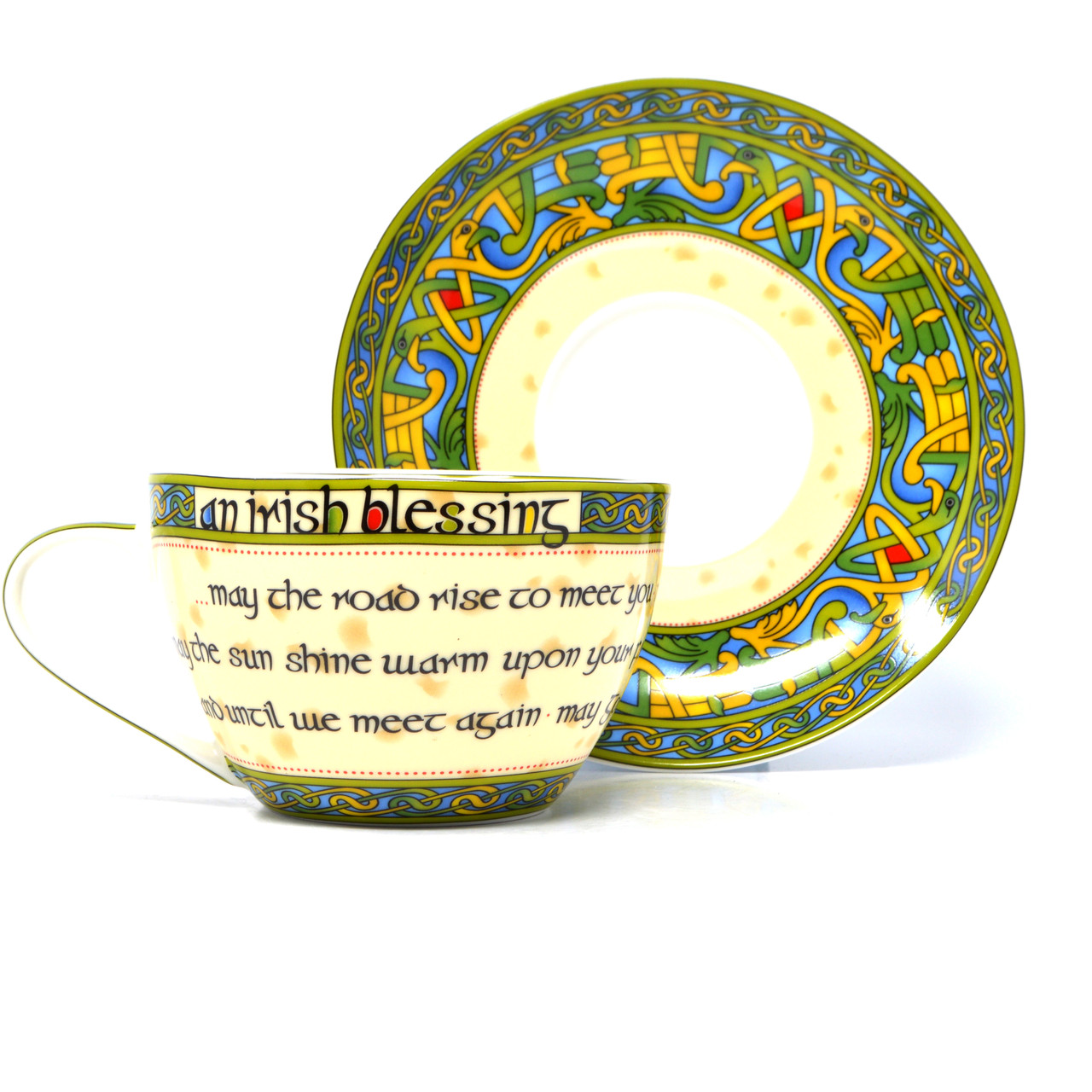 An Irish Blessing Cup & Saucer | Wholesale Irish Mugs & Cups
